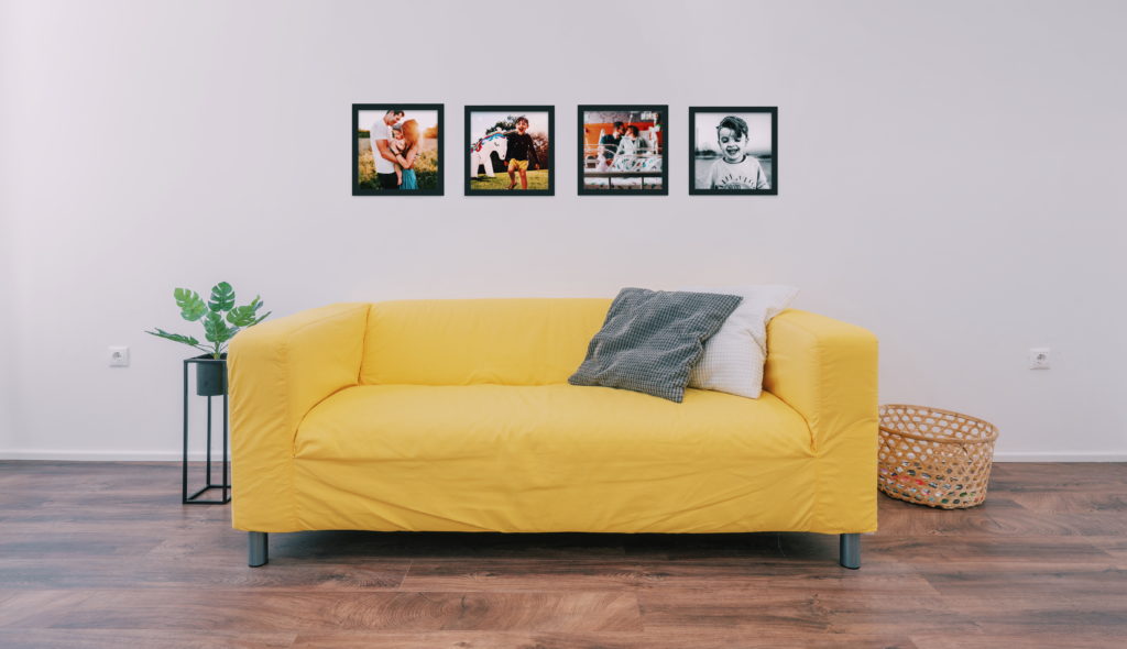 Photo Tiles - Wall Photo Frames In A Set Of 4 - Print For Fun Blog